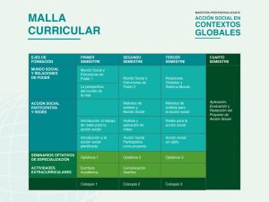 Malla Curricular – Maestría profesionalizante